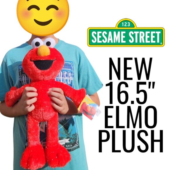 Sesame Street | Toys | New Sesame Street 65 Large Elmo Plush Stuffed ...